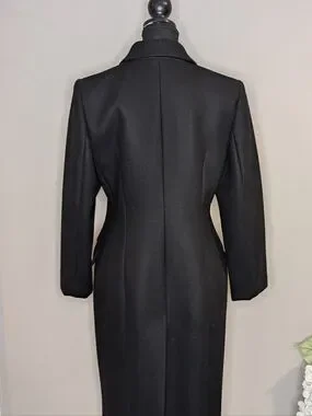 Babaton | Jackets & Coats | Babaton Black Doublebreasted Long Trench ...